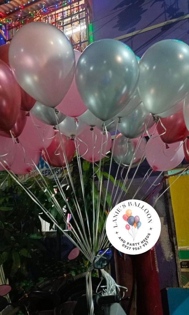 Flying hydrogen white balloon on Carousell