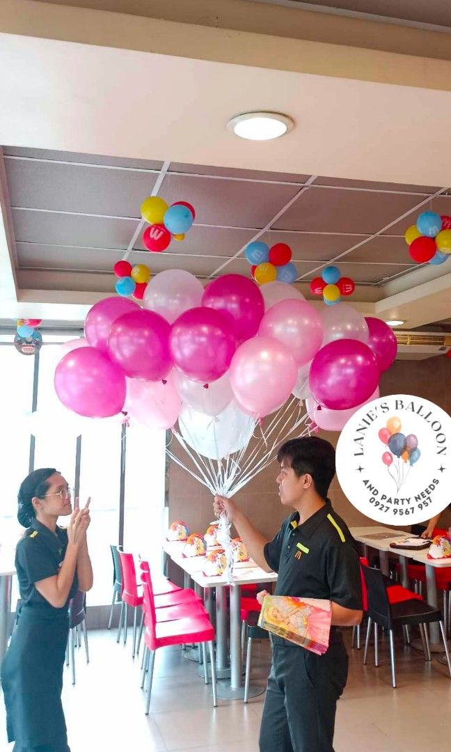 Flying hydrogen white balloon on Carousell
