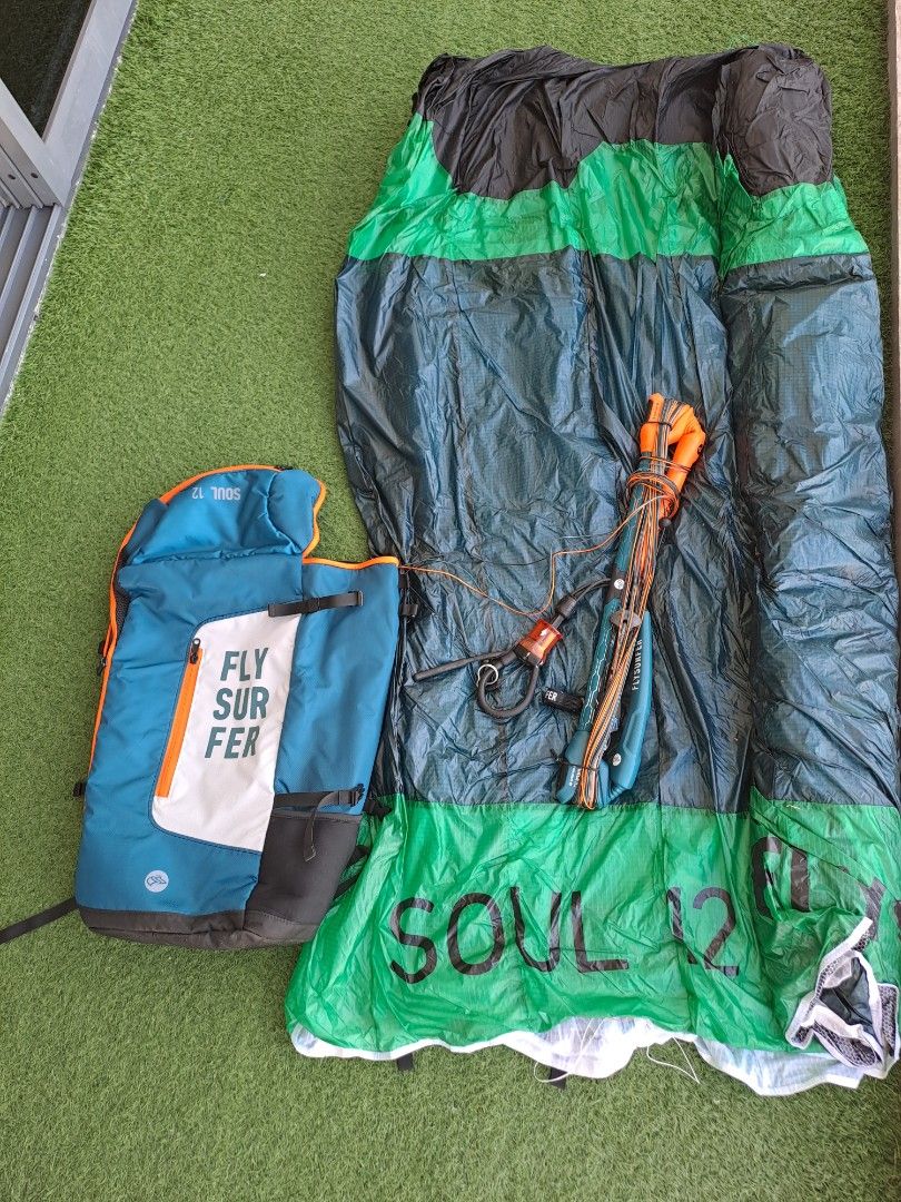 Foil kite - Flysurfer Soul v1 12m, Sports Equipment, Sports & Games ...