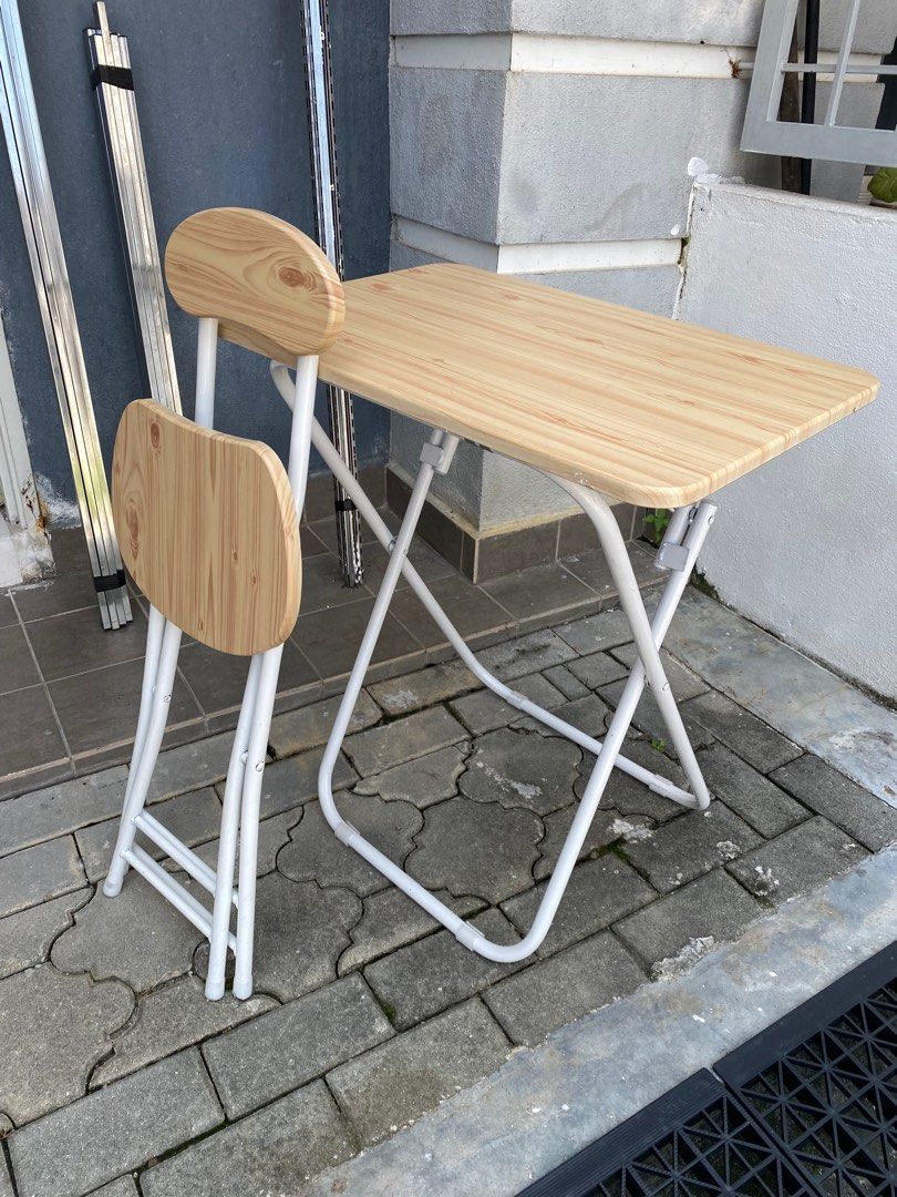 Foldable table set, Furniture & Home Living, Furniture, Tables & Sets ...