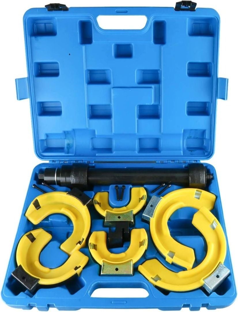 FreeTec 7-piece set. Spring Compressor Set for McPherson Suspension ...