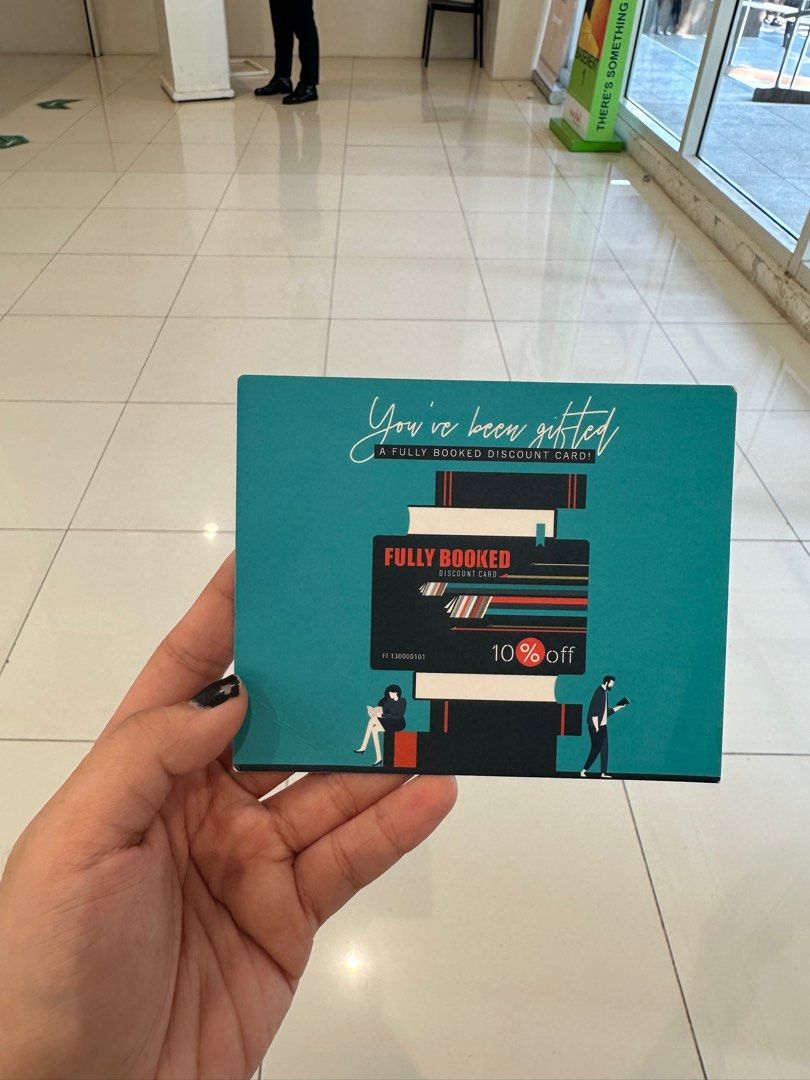 Fully Booked Discount Card on Carousell