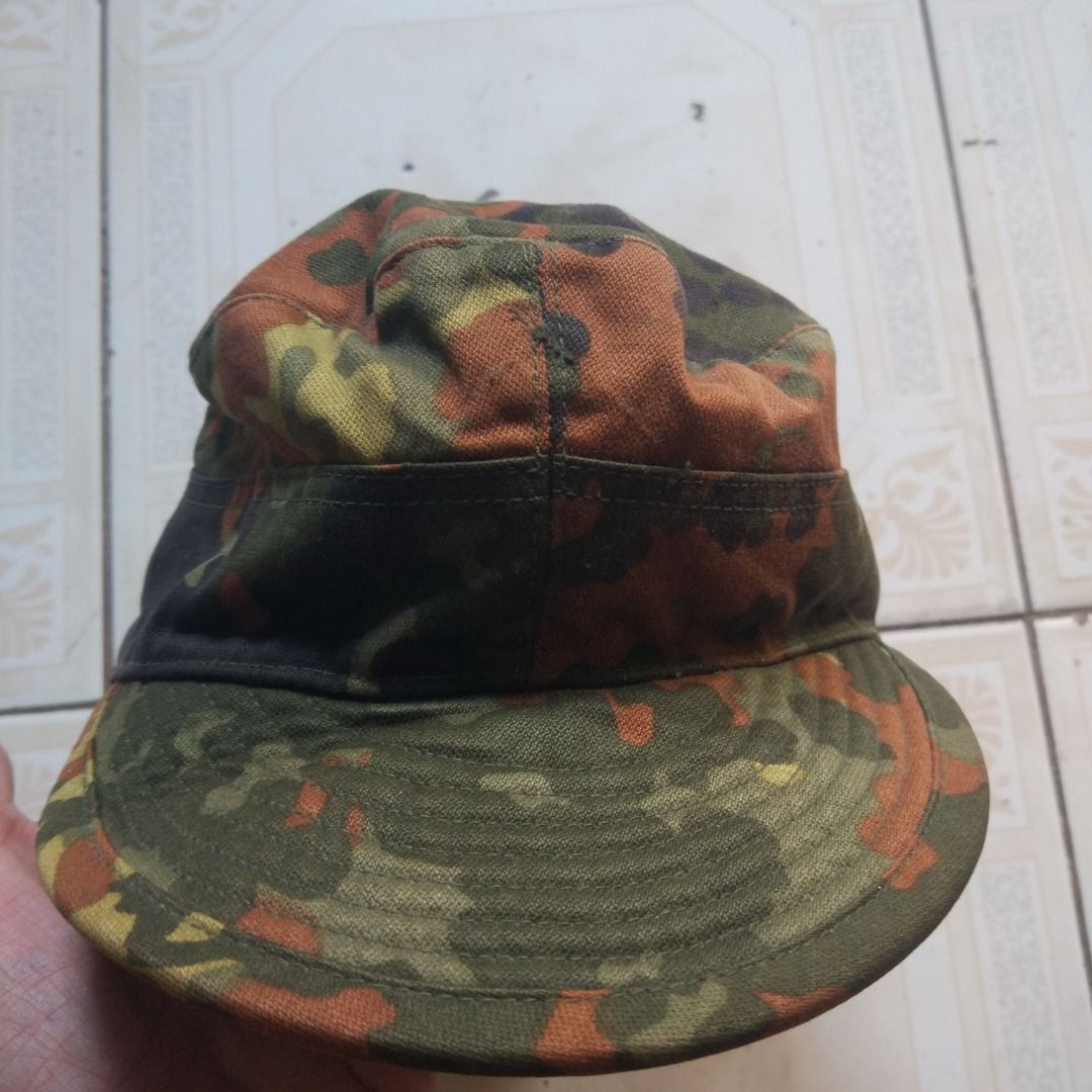 German Army Field Cap flecktarn 59, Men's Fashion, Watches & Accessories, Caps & Hats on Carousell