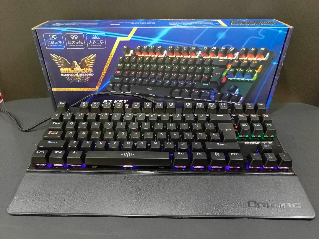GIGAWARE K28 BLACK MECHANICAL KEYBOARD WIRED (B-NEW) on Carousell