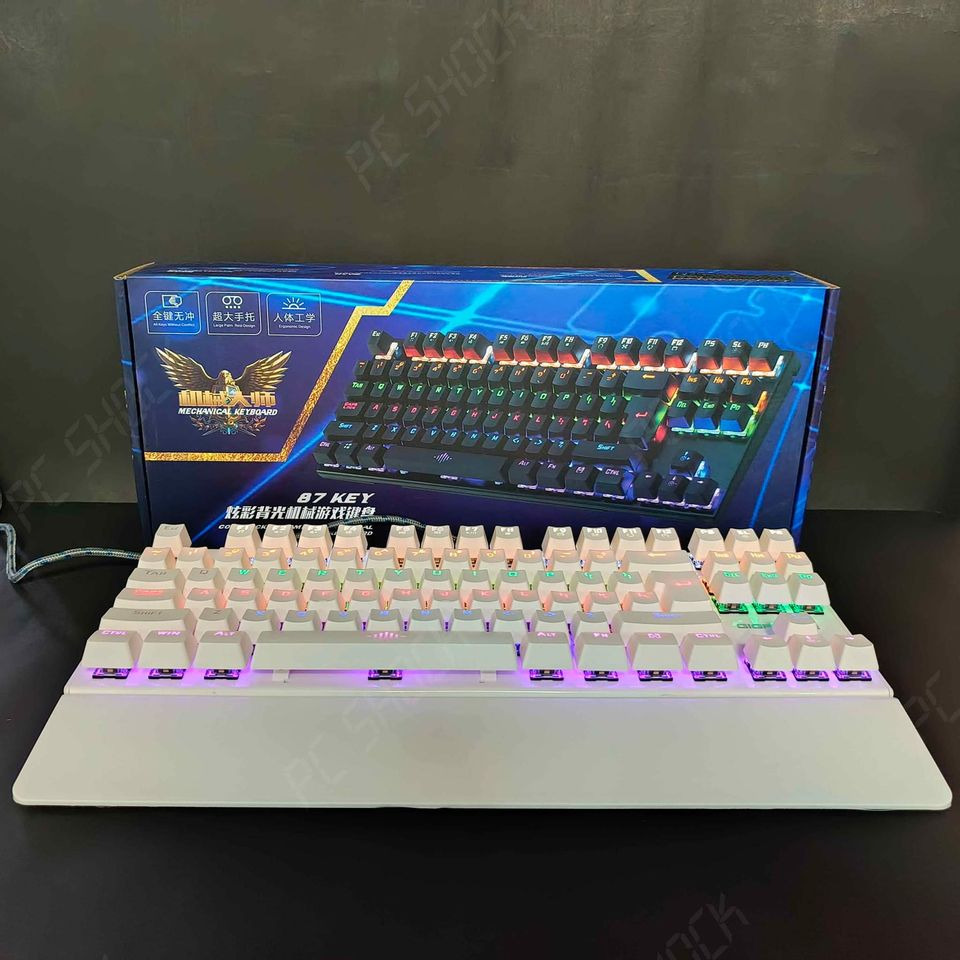 GIGAWARE K28 WHITE MECHANICAL KEYBOARD (B-NEW), Computers & Tech, Parts ...