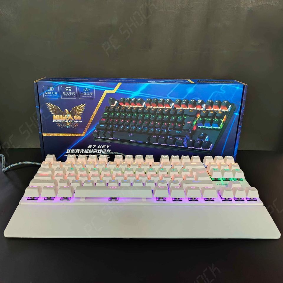 GIGAWARE K28 WHITE MECHANICAL KEYBOARD (B-NEW), Computers & Tech, Parts ...