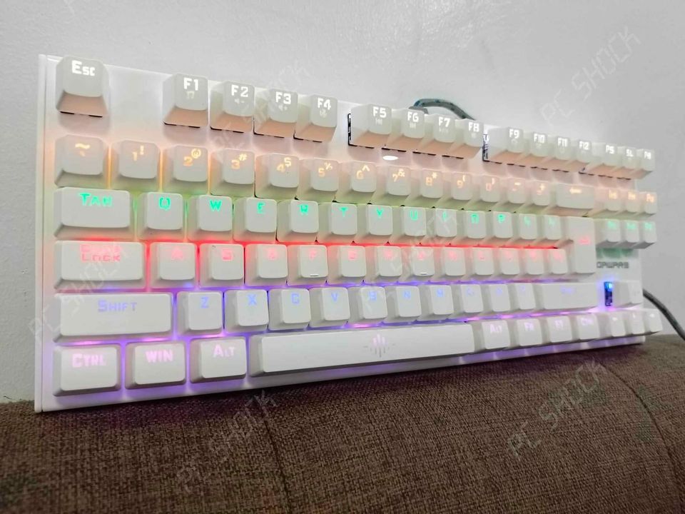 GIGAWARE K28 WHITE MECHANICAL KEYBOARD (B-NEW), Computers & Tech, Parts ...