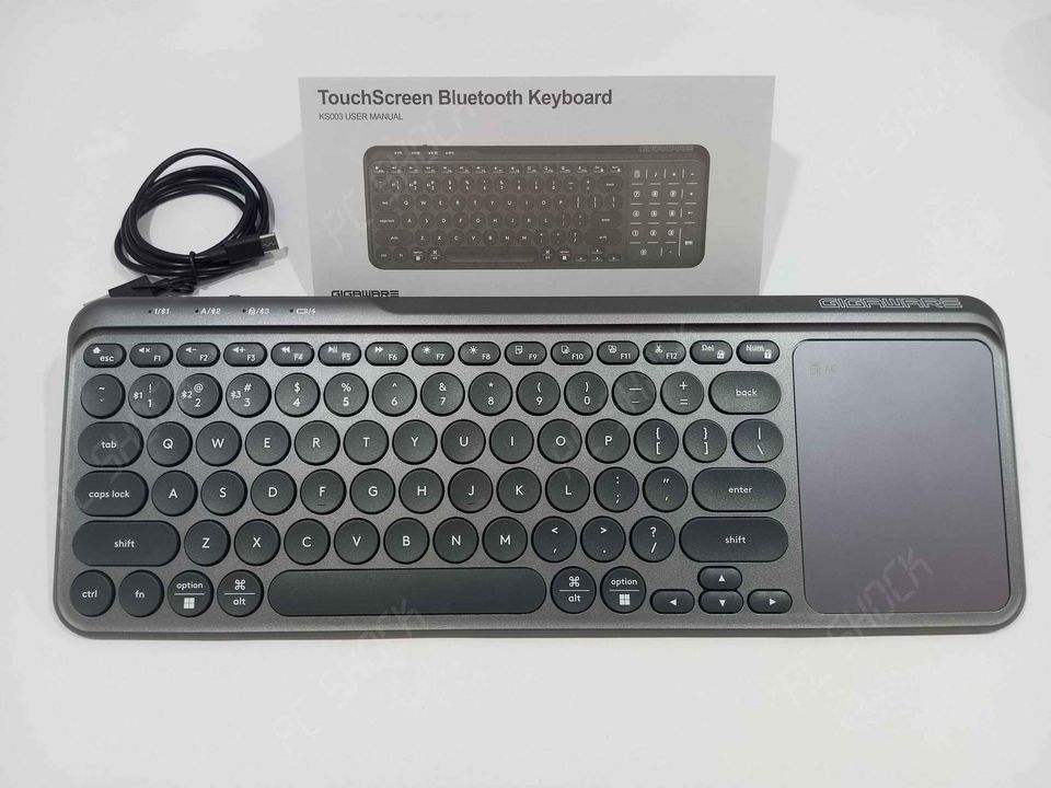 GIGAWARE KS003 TOUCHPAD BLUETOOTH KEYBOARD, Computers & Tech, Parts ...
