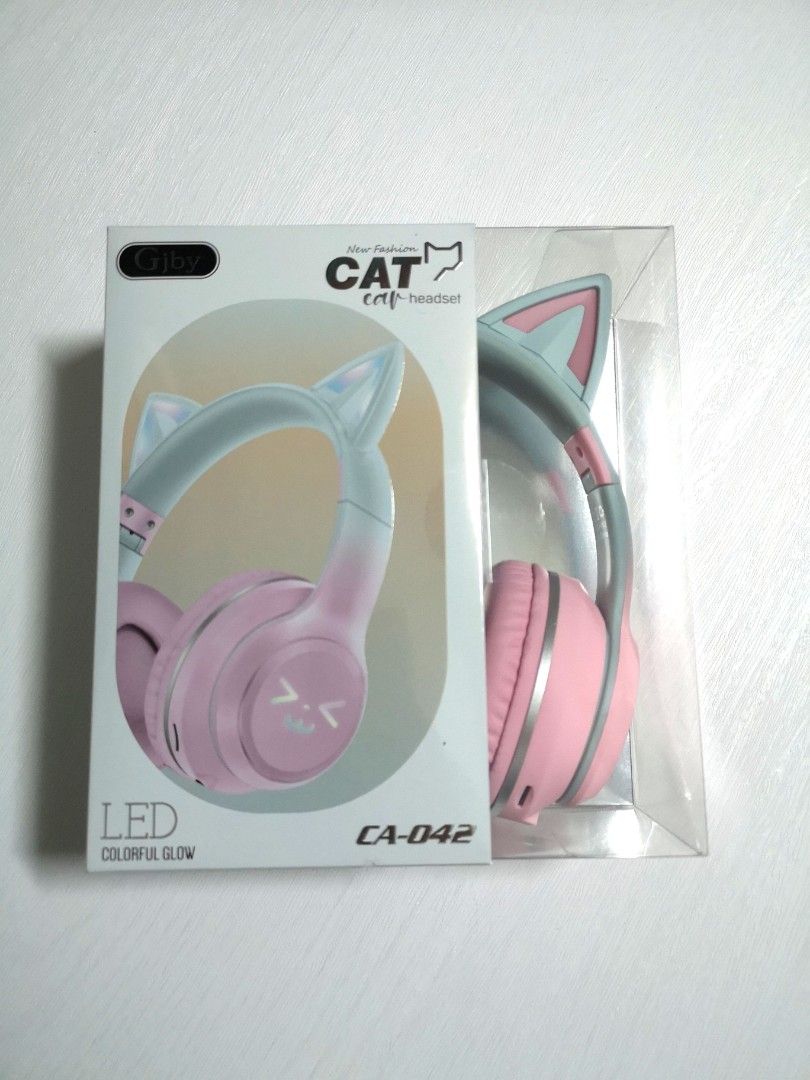 GJBY CA042 - Cute Cat Wireless Headphones/ Earpiece/ Headset, Audio, Headphones & Headsets on ...