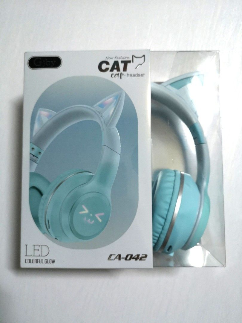 GJBY CA042 - Cute Cat Wireless Headphones/ Earpiece/ Headset, Audio, Headphones & Headsets on ...
