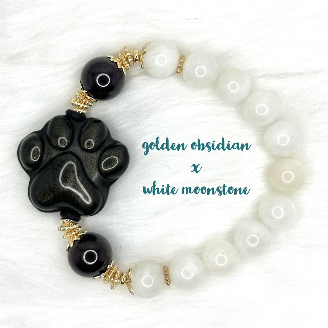 Golden Obsidian X Moonstone on Carousell