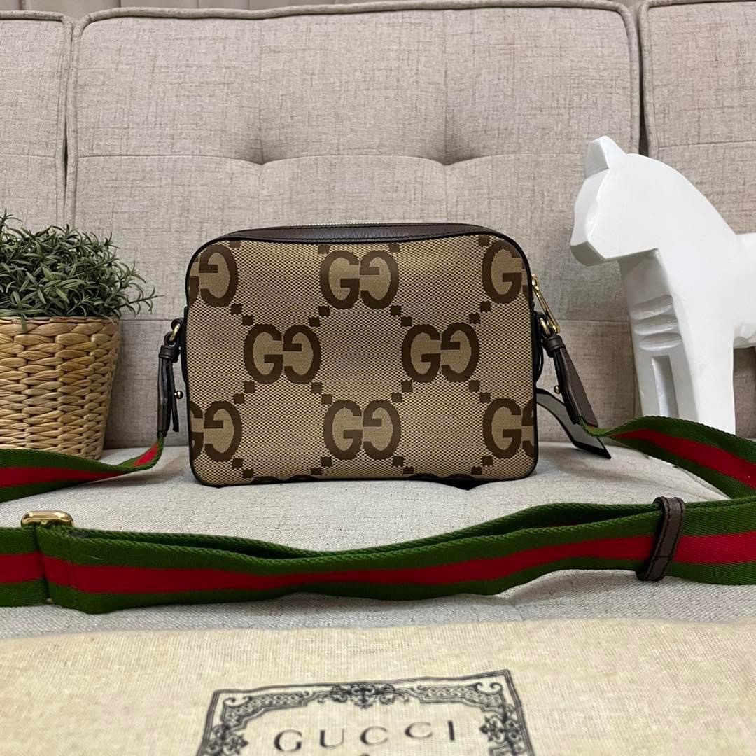 Gucci Big GG Logo Supreme Camera Bag on Carousell