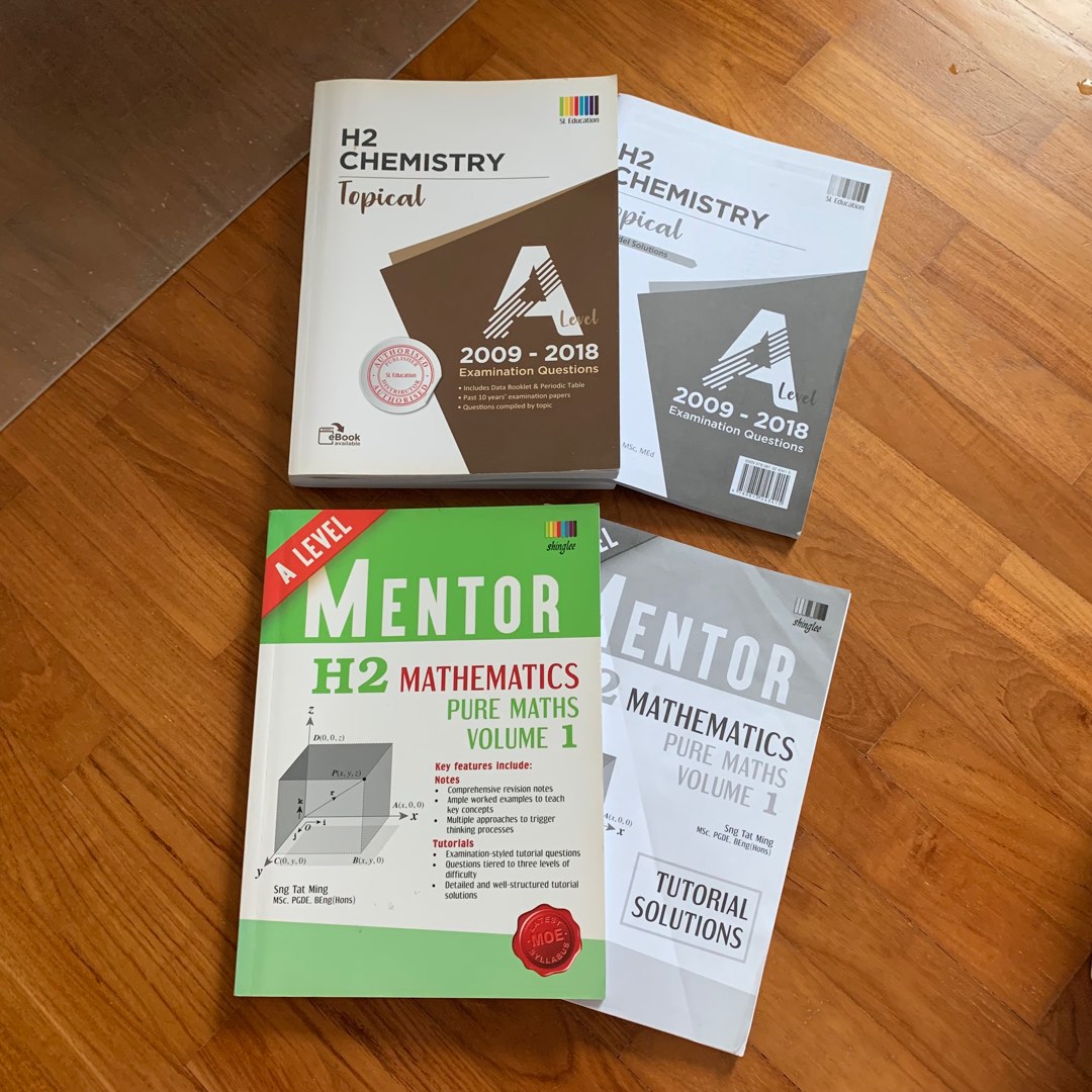 H2 Mathematics and Chemistry topical/assessment books, Hobbies & Toys ...