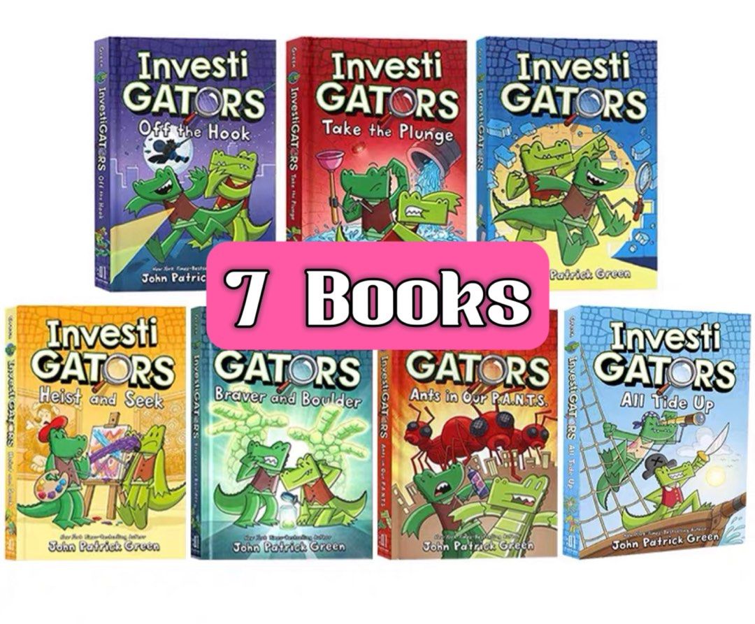[Hardcover] InvestiGators Set (7 Books), Hobbies & Toys, Books ...