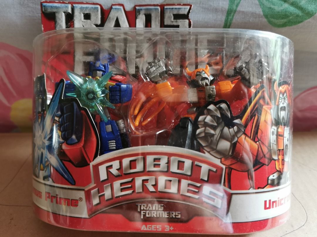 Hasbro Transformer Robot Heroes Optimus Prime & Unicron, Hobbies & Toys ...