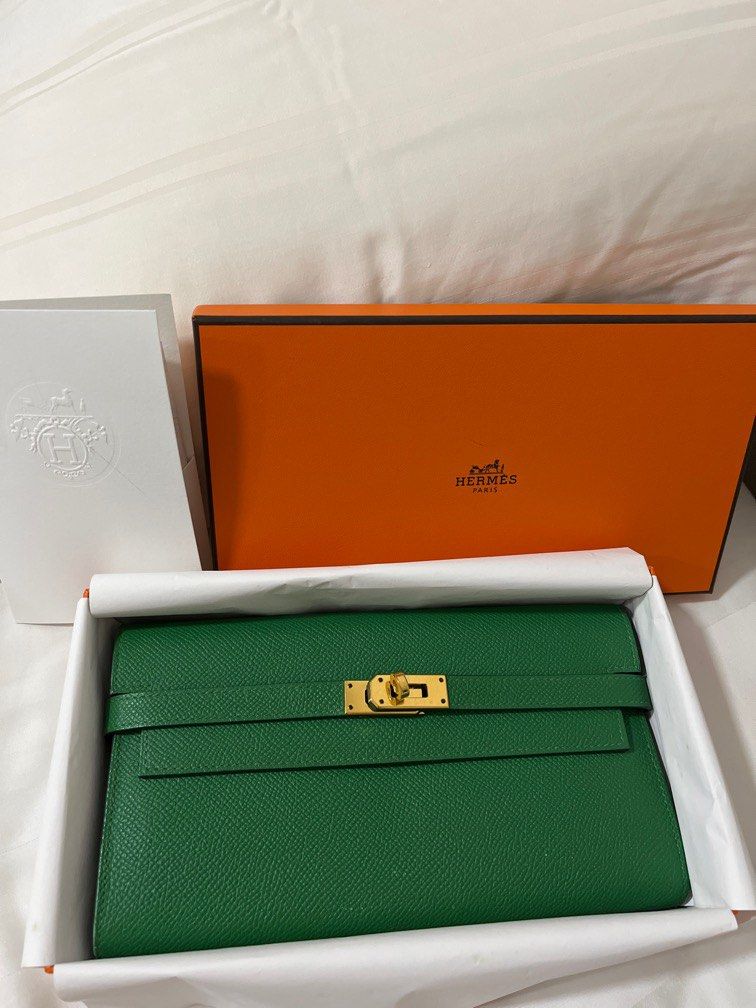 Hermes Kelly Wallet, Luxury, Bags & Wallets on Carousell
