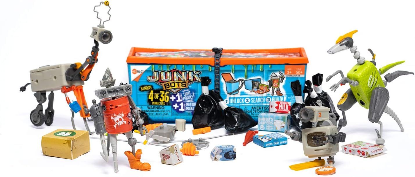 HEXBUG JUNKBOTS - Industrial Dumpster Assortment Kit - Surprise Toys in ...