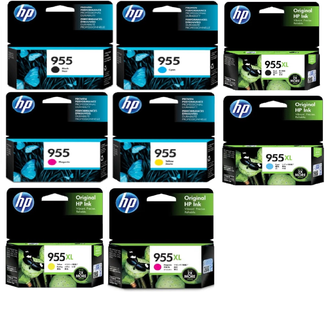 HP 955 HP 955XL ink printer cartridge, Computers & Tech, Printers, Scanners & Copiers on Carousell