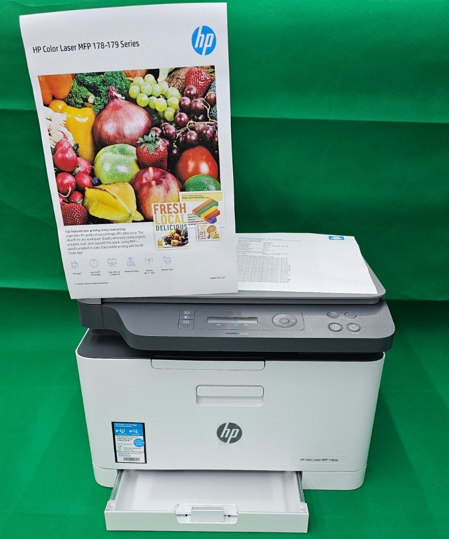 HP 178NW LASER COLOUR MULTI-FUNCTION PRINTER, Computers & Tech ...
