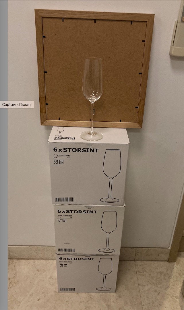 IKEA Champagne glasses, Furniture & Home Living, Kitchenware ...