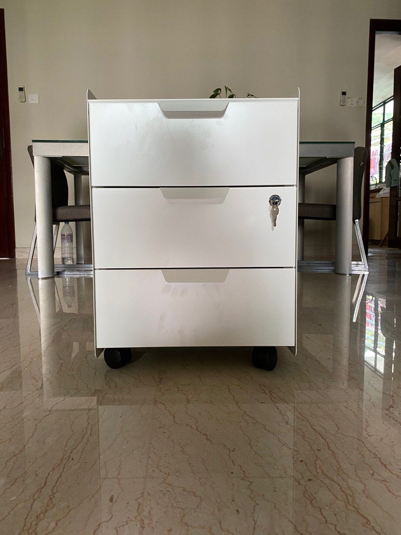 IKEA Trotten drawer unit white, Furniture & Home Living, Furniture ...