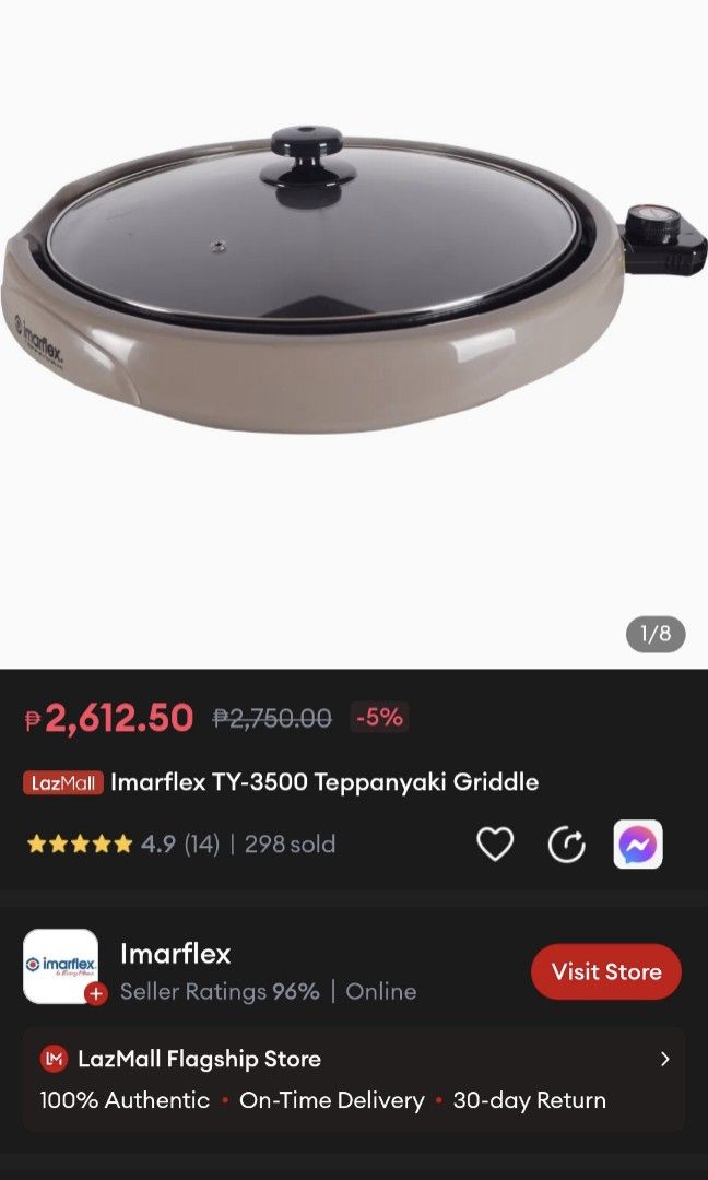 Imarflex Teppanyaki Griddle on Carousell
