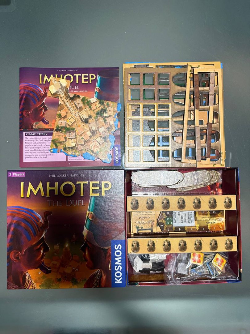 Imhotep The Duel board game (Authentic), Hobbies & Toys, Toys & Games ...