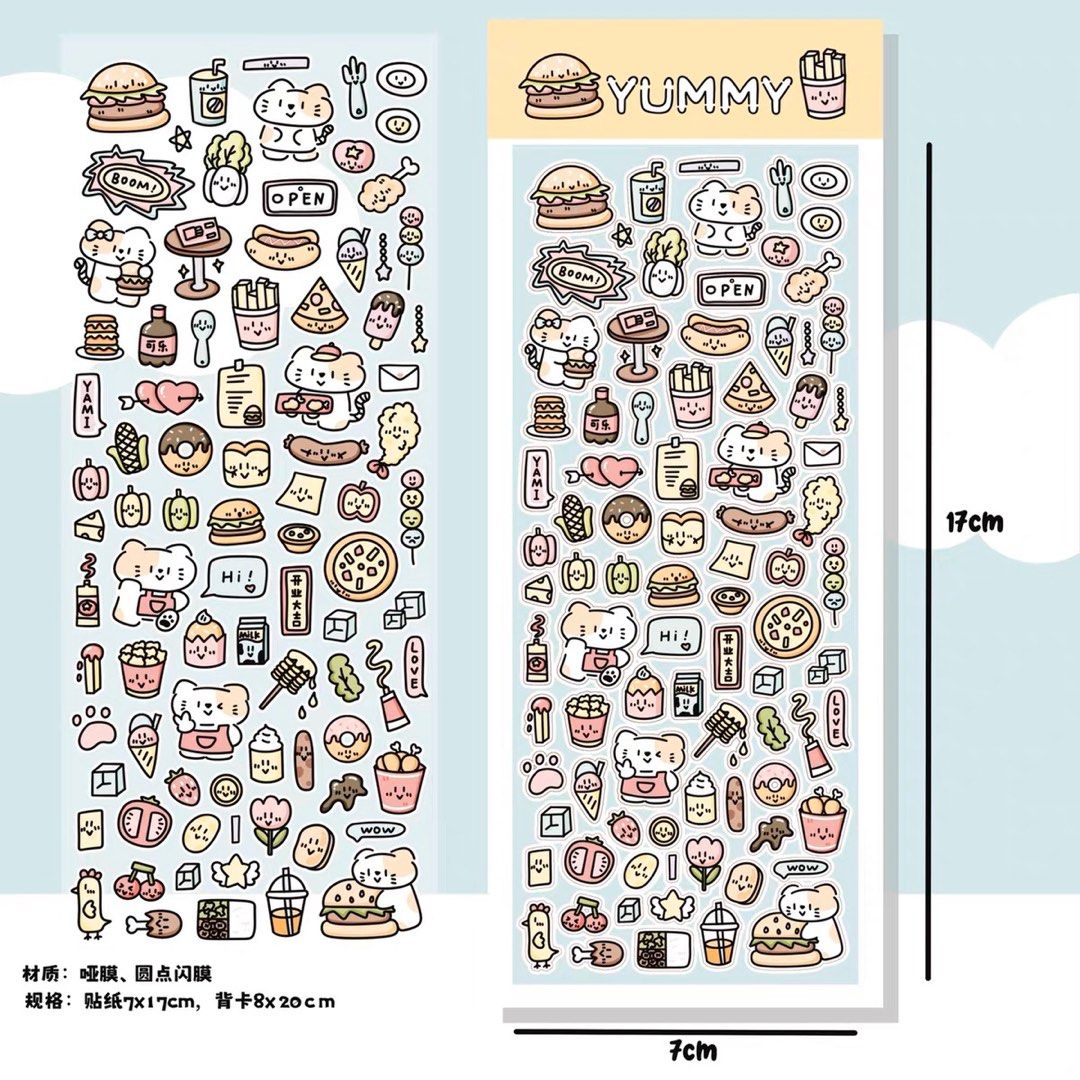 [In-stock] Cute sticker sheets/guka/bujo/gooka stickers, Hobbies & Toys ...