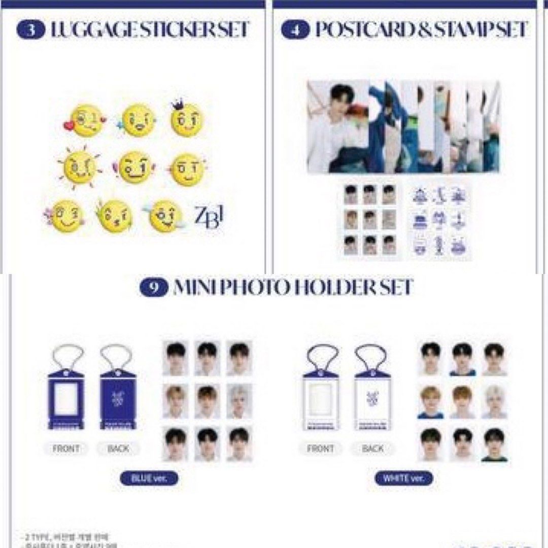 [ORDERED] SHARING zb1 zerobaseone popup merch zhanghao hanbin jiwoong ...