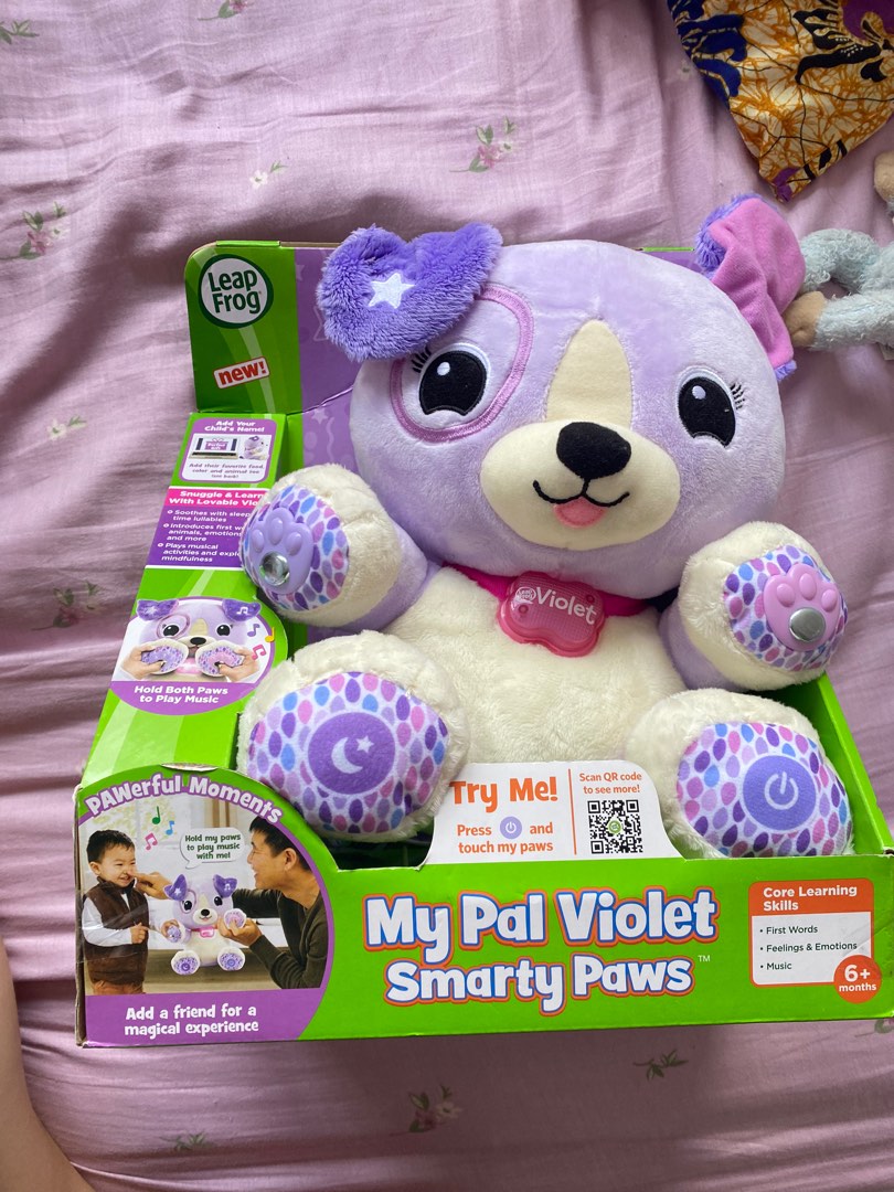 interactive violet smarty paws, Babies & Kids, Infant Playtime on Carousell