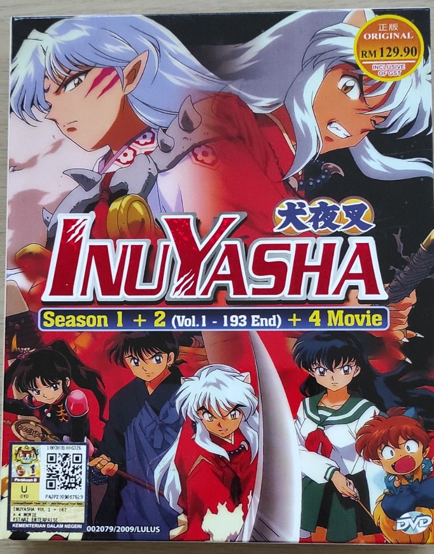 Inuyasha Box Set (with film versions), Hobbies & Toys, Music & Media ...