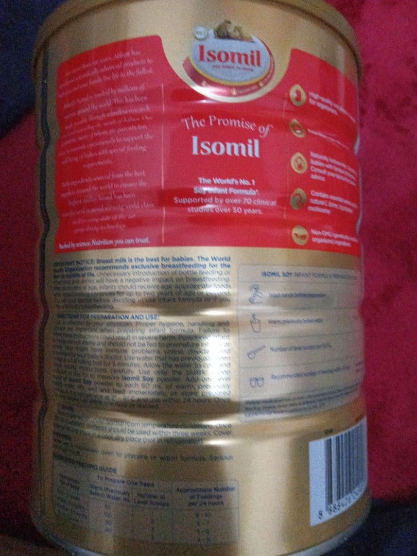 Isomil stage 1, Babies & Kids, Nursing & Feeding, Breastfeeding ...
