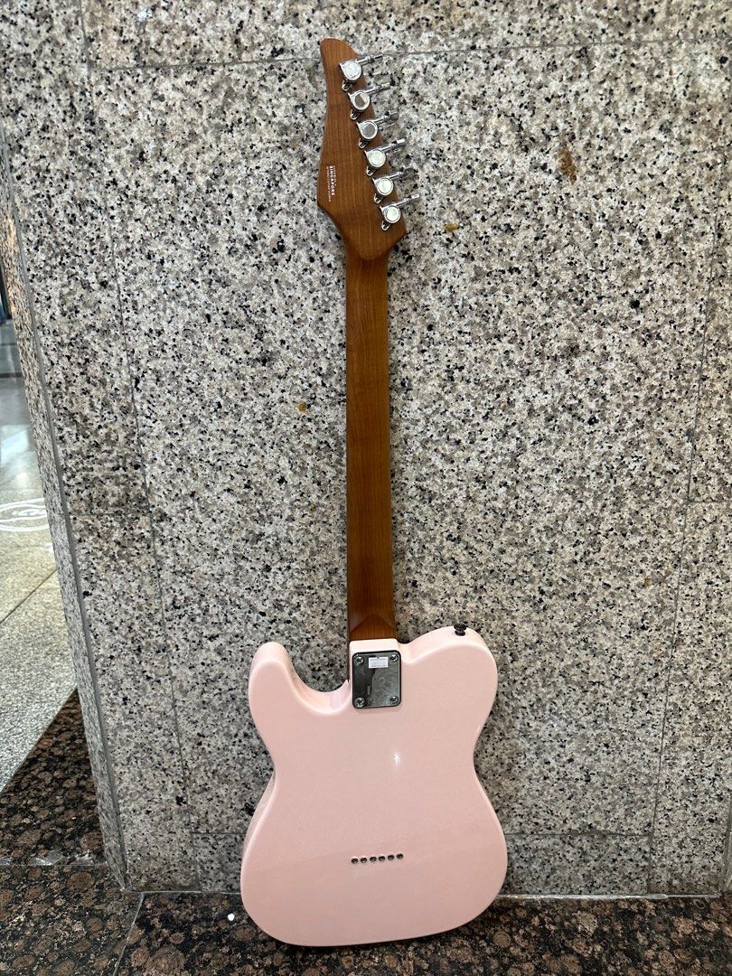JETHRO JT Classic T Shell Pink Telecaster Guitar, Hobbies & Toys, Music ...