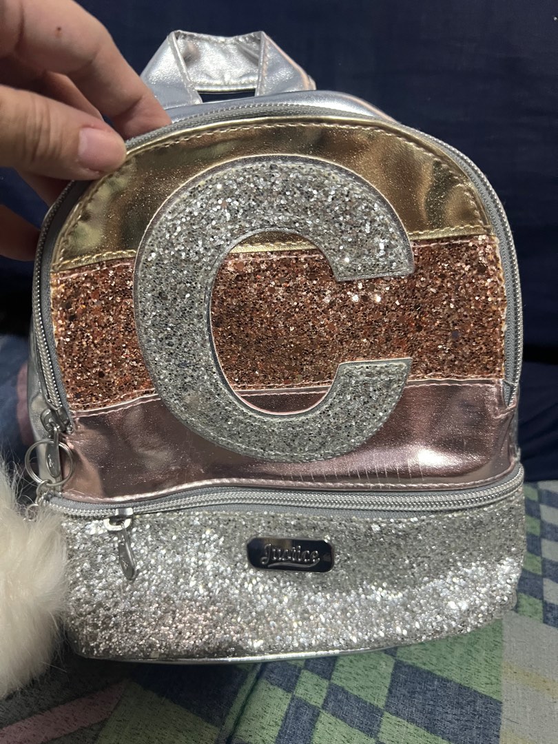Justice Mini Letter Backpack on Carousell