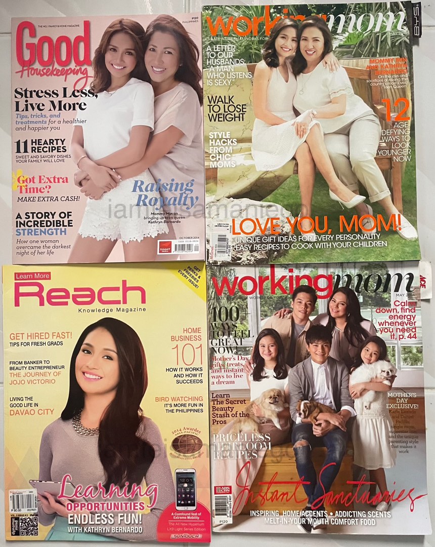 KathNiel Magazine (with their Moms), Hobbies & Toys, Books & Magazines ...