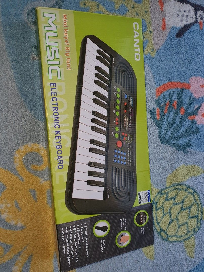 kids Canto electronic keyboard, Hobbies & Toys, Music & Media, Musical ...