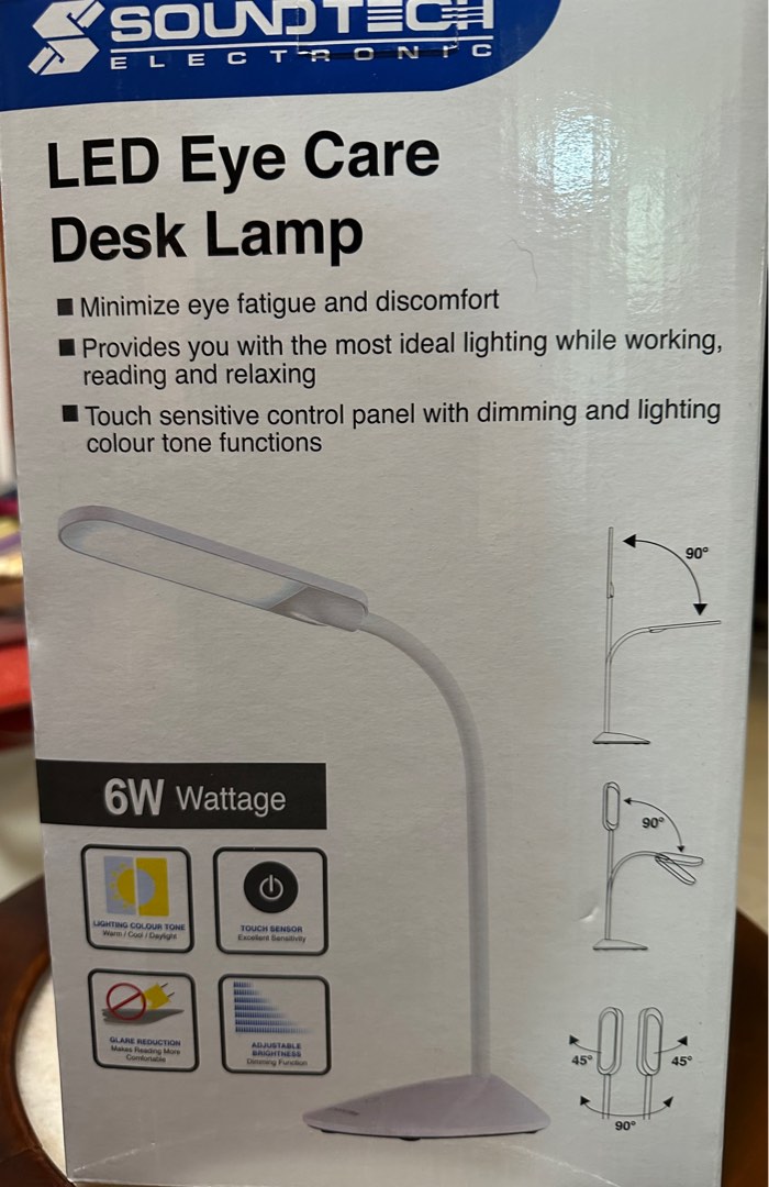 LED Eye Care Desk Lamp, Furniture & Home Living, Lighting & Fans ...