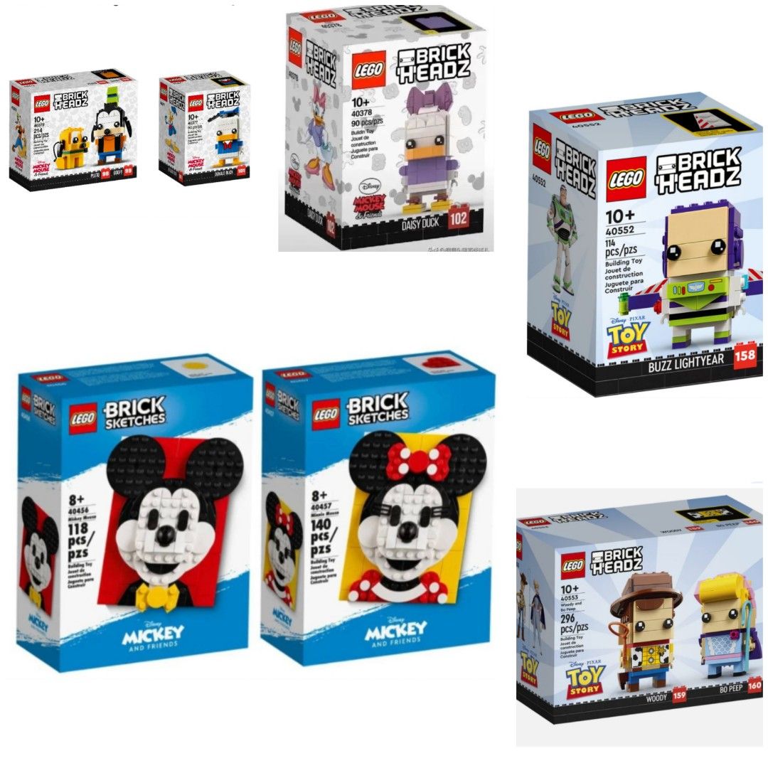 lego brick headz & brick sketches, Hobbies & Toys, Toys & Games on ...