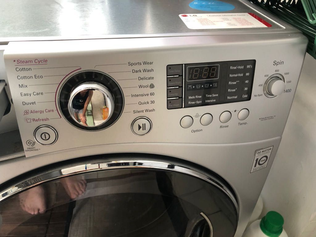 LG 8.5kg Inverter Washing Machine, TV & Home Appliances, Washing ...