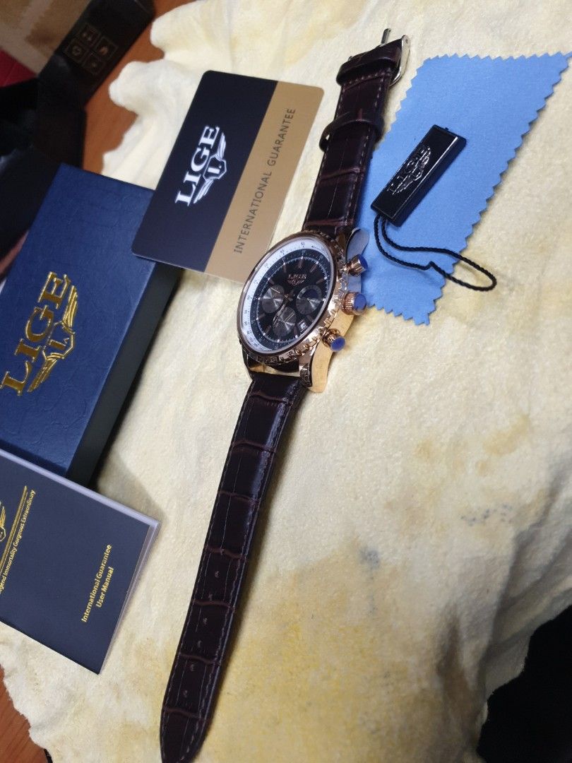 LIGE men's watch, Men's Fashion, Watches & Accessories, Watches on ...