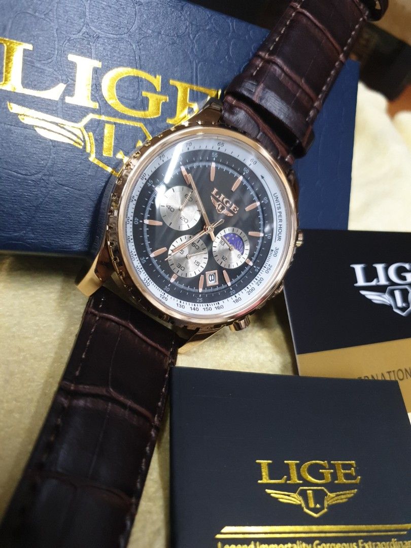 LIGE men's watch, Men's Fashion, Watches & Accessories, Watches on ...