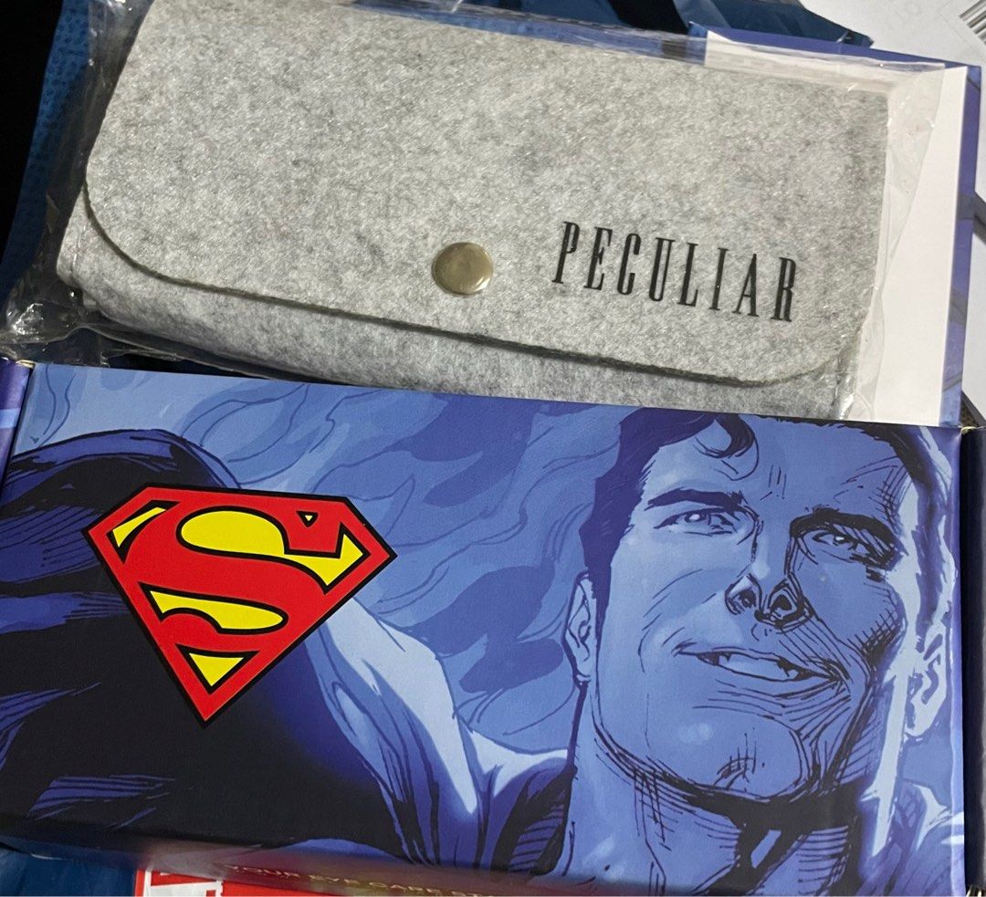 Limited edition Superman Peculiar brand transition pro Gold frame blue ...