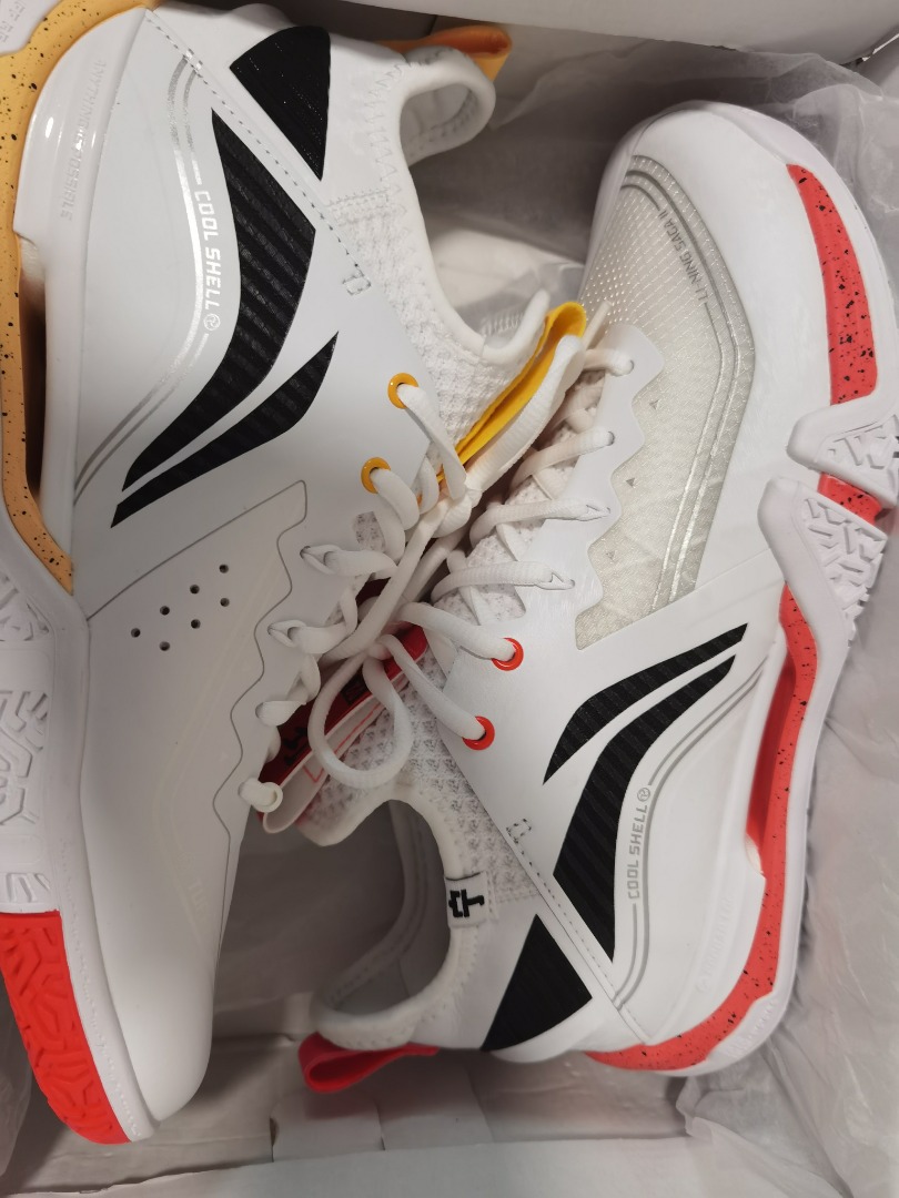 LI-NING SAGA II PRO PROFESSIONAL BADMINTON SHOES STANDARD WHITE AYAT003 ...