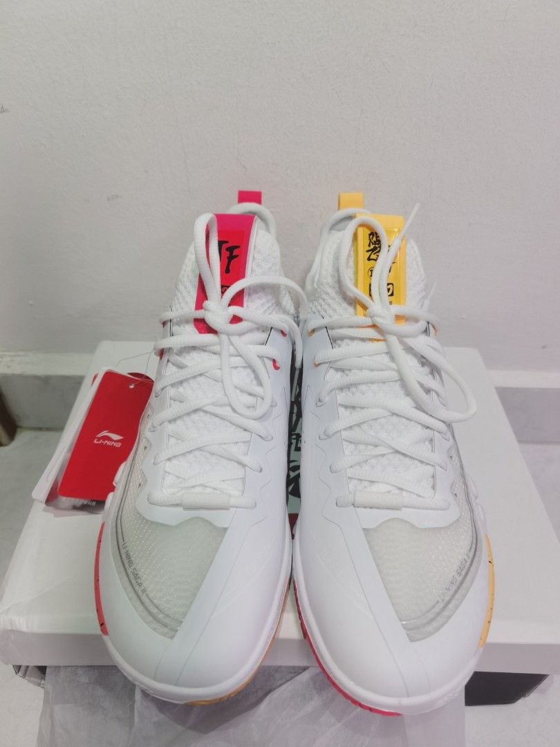 LI-NING SAGA II PRO PROFESSIONAL BADMINTON SHOES STANDARD WHITE AYAT003 ...