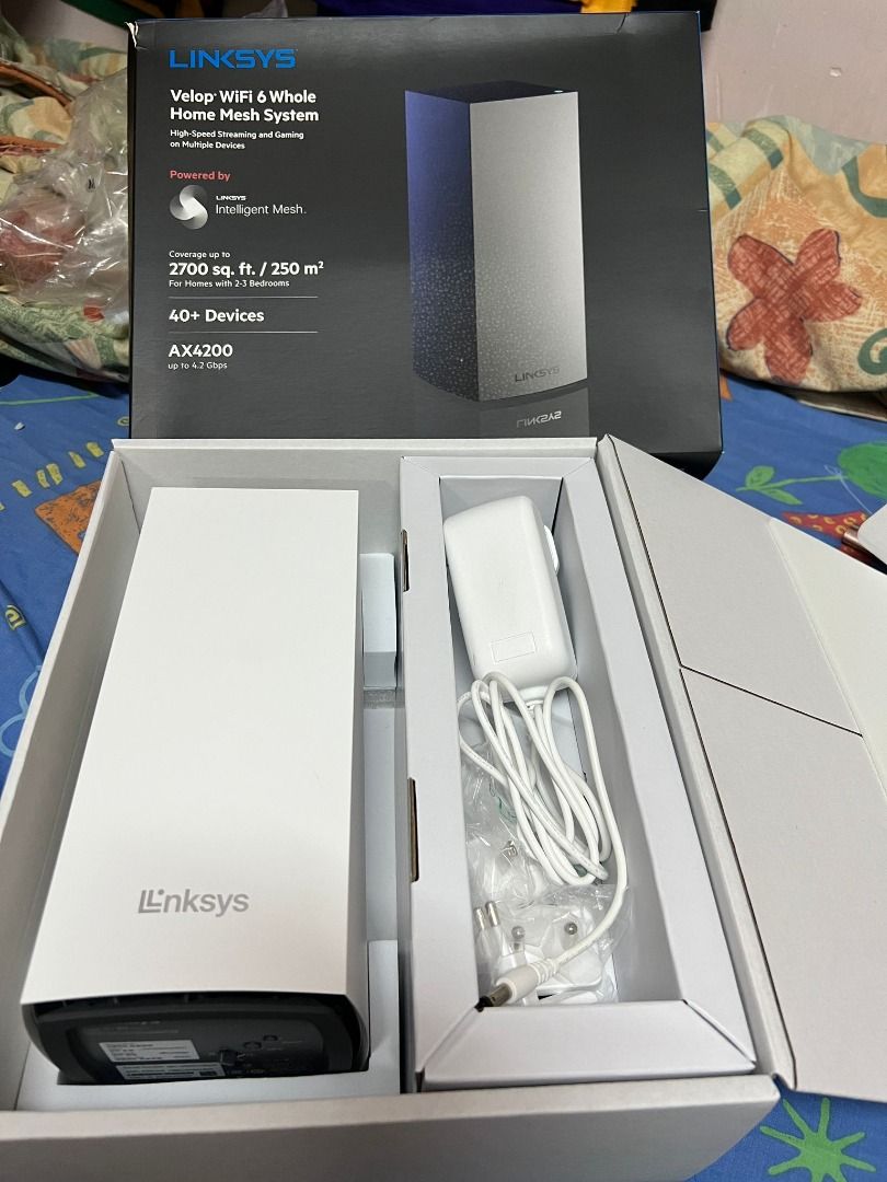 Linksys Velop MX4200 AX4200 三頻 Mesh WiFi 6 路由器 行貨 有單有保, 電腦＆科技, 電腦周邊及配件 ...