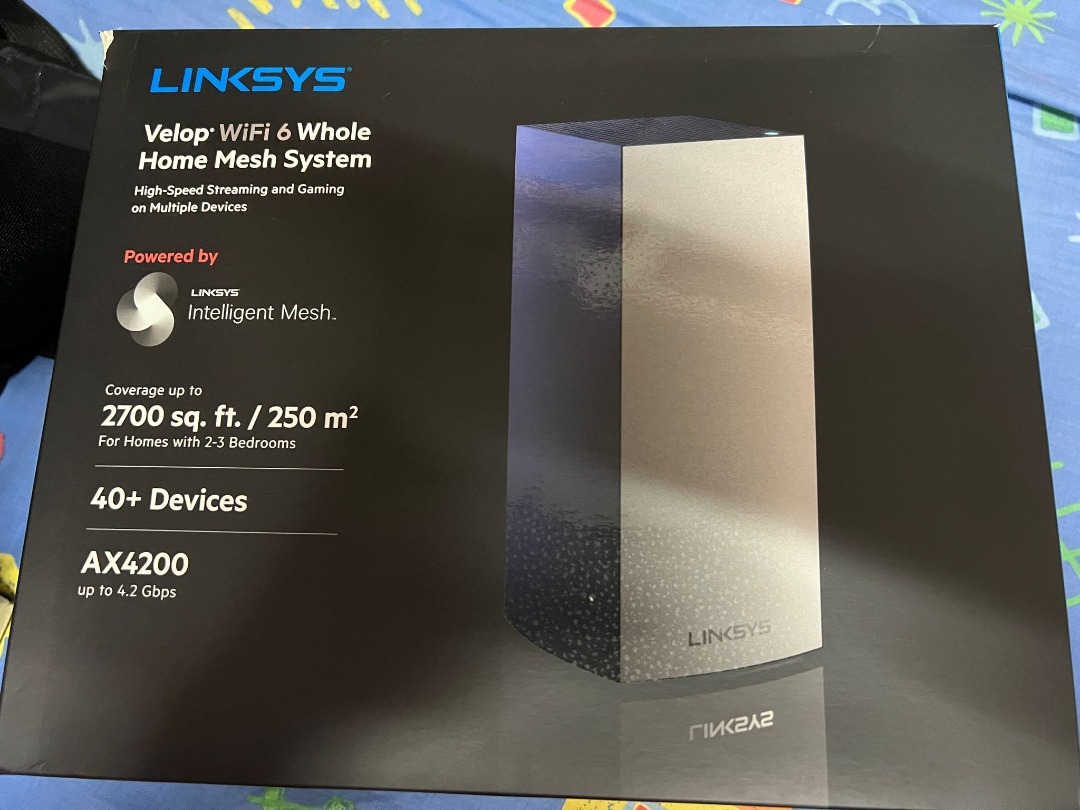 Linksys Velop MX4200 AX4200 三頻 Mesh WiFi 6 路由器 行貨 有單有保, 電腦＆科技, 電腦周邊及配件 ...