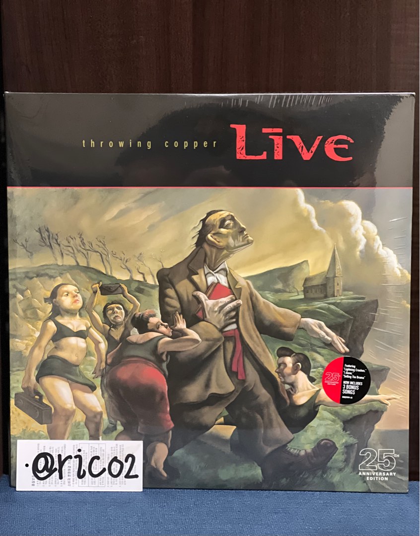 Live - Throwing Copper Vinyl 2 LP 25th Anniversary Edition, Hobbies ...