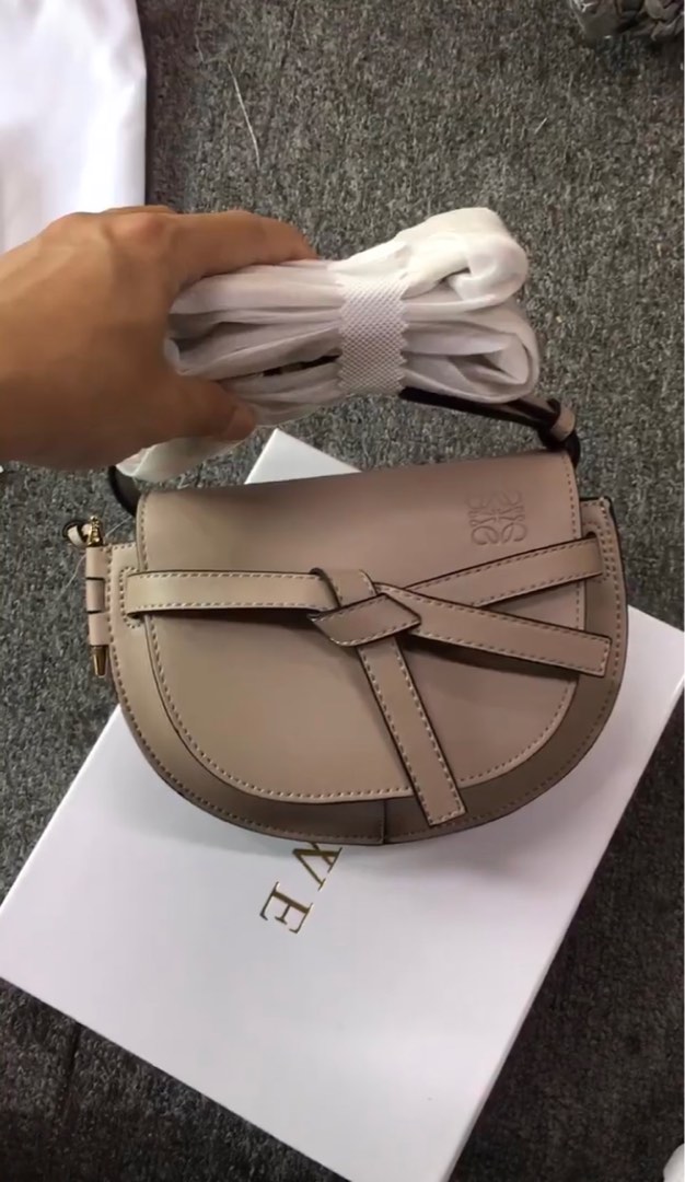 Loewe mini gate saddle bag preorder, Luxury, Bags & Wallets on Carousell