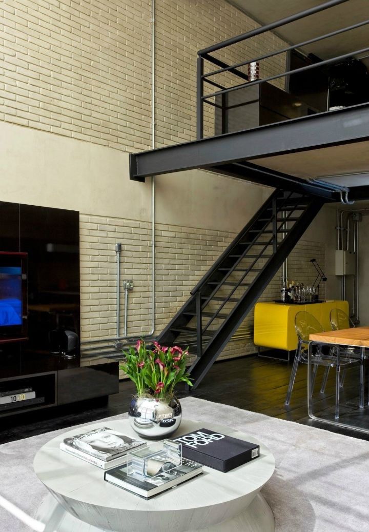 Loft Structure • Loft Bed • Floating Stairs • Steel Structure, Home ...