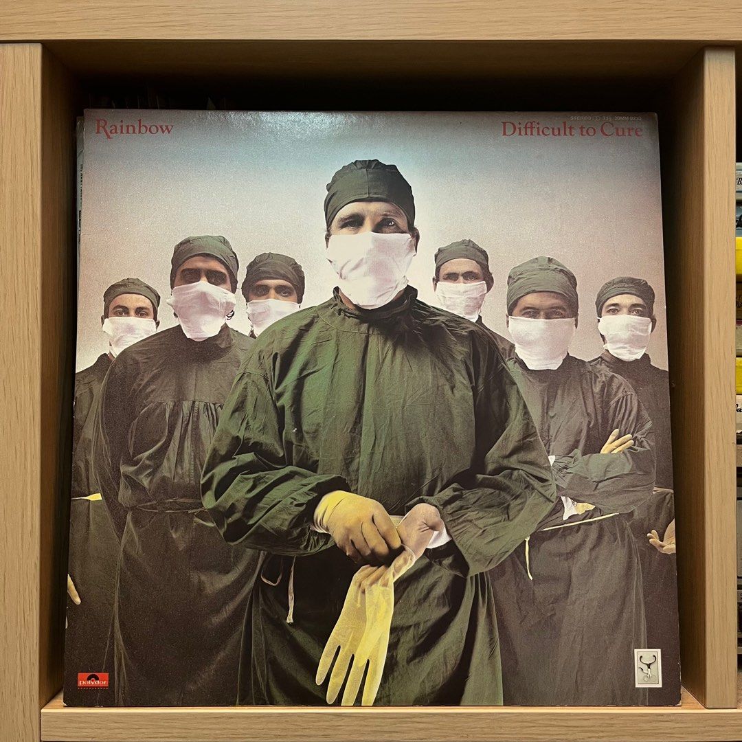 LP Rainbow - Difficult To Cure, Hobbies & Toys, Music & Media, Vinyls ...